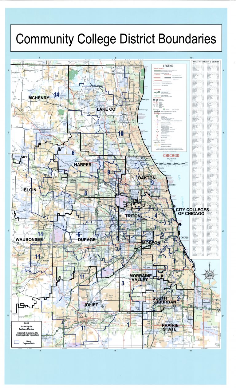 Illinois Community Colleges with Congressional District Boundaries ...